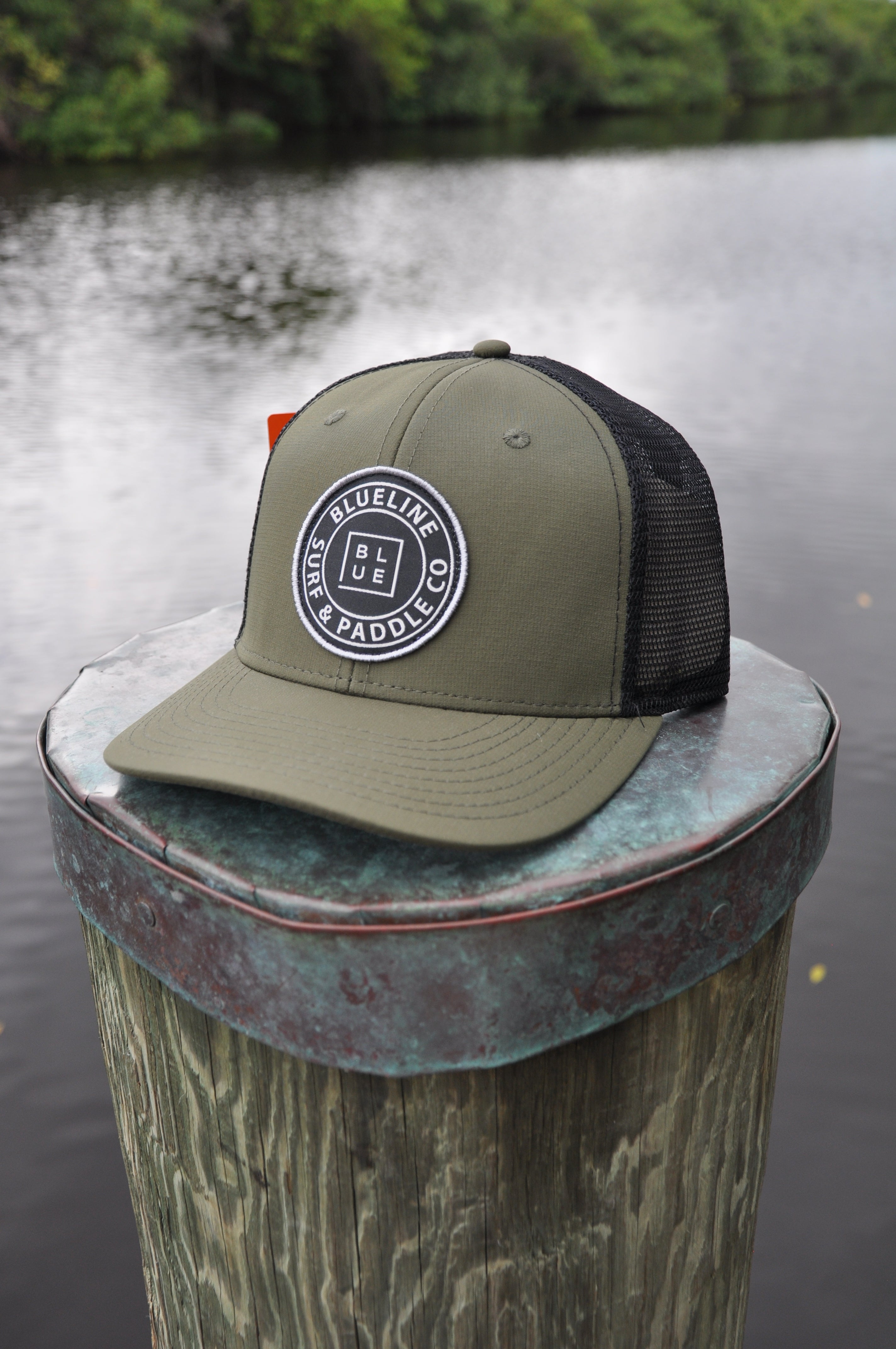 Blueline UV Lite Hat | OG Olive/Black | Jupiter FL Hat – Blueline Surf ...