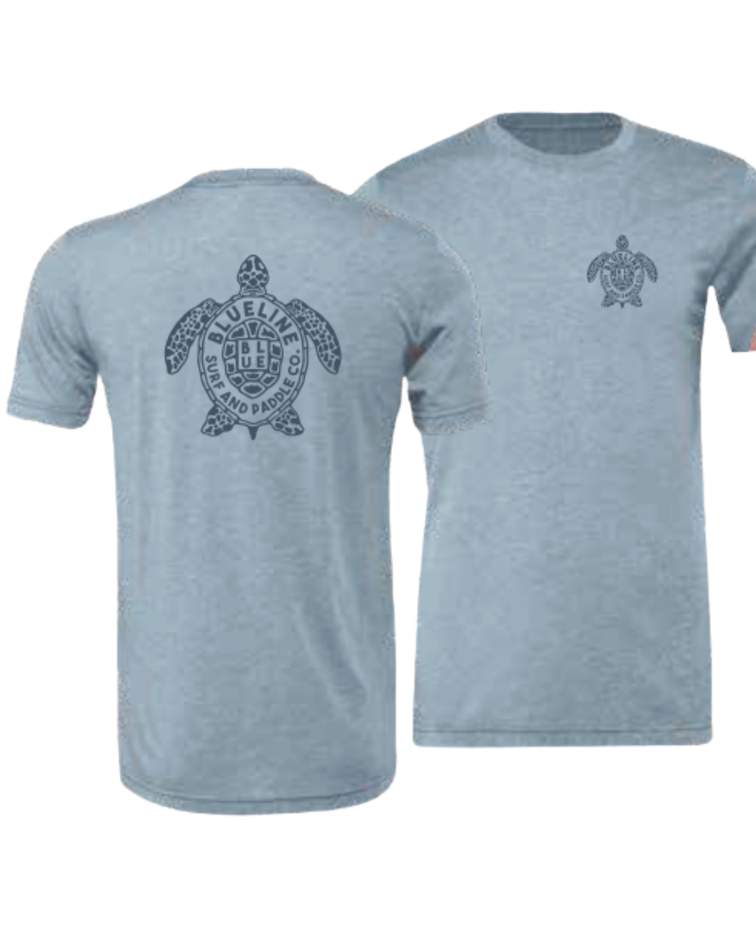 Turtle T-Shirt | Cali Blue/Navy | Jupiter Sea Turtle Shirt – Blueline ...